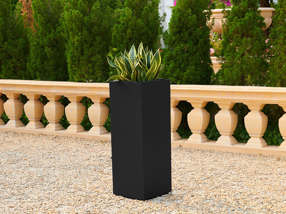 Square Tall Column Planter Square Planters & Pots Tall Columns, Cube