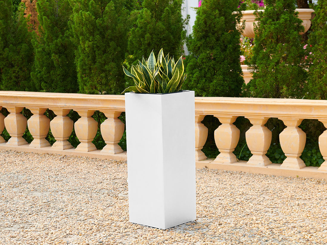 Square Tall Column Planter Square Planters & Pots Tall Columns, Cube